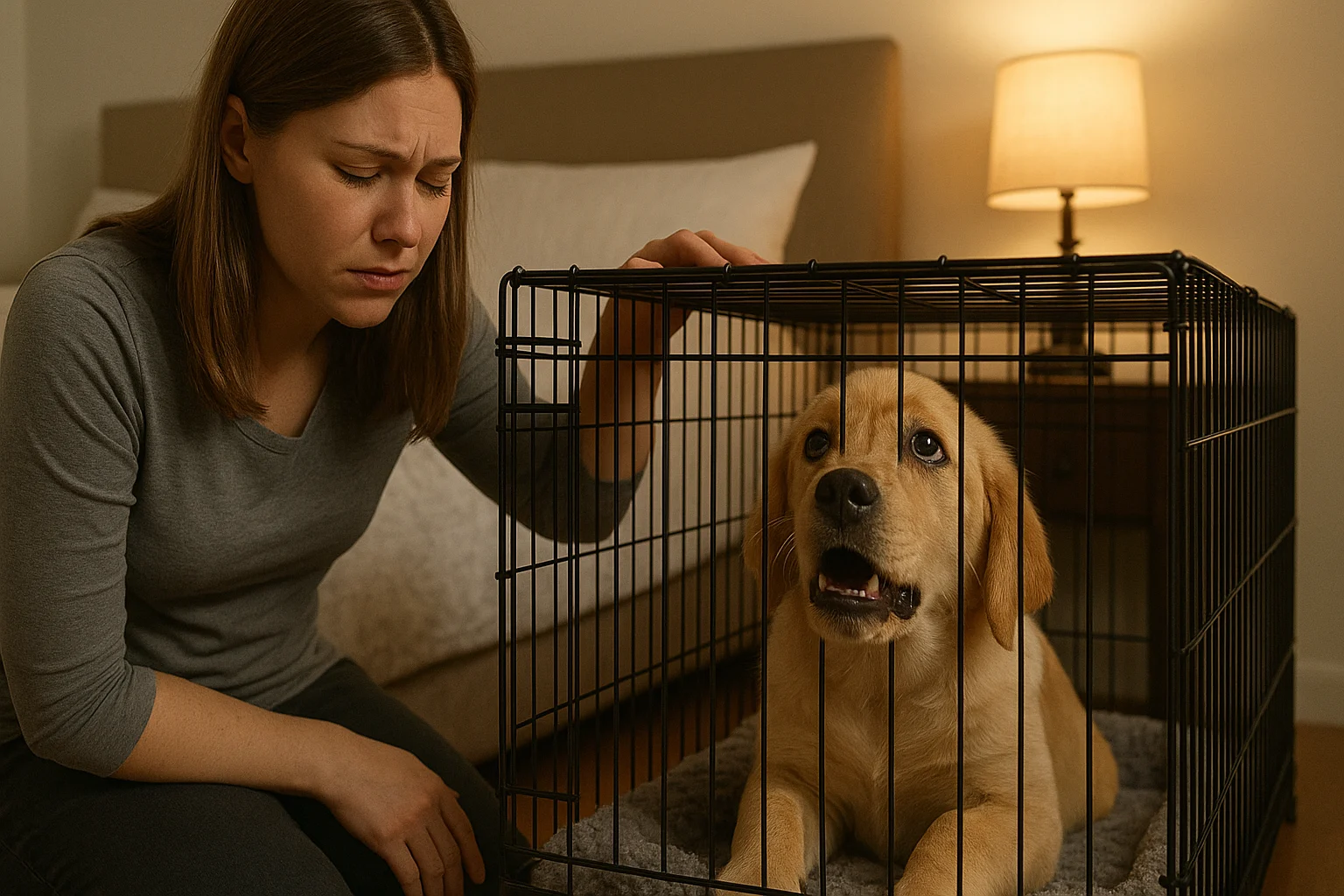 Puppy Whining in Crate at Night Solutions - Animal Sound